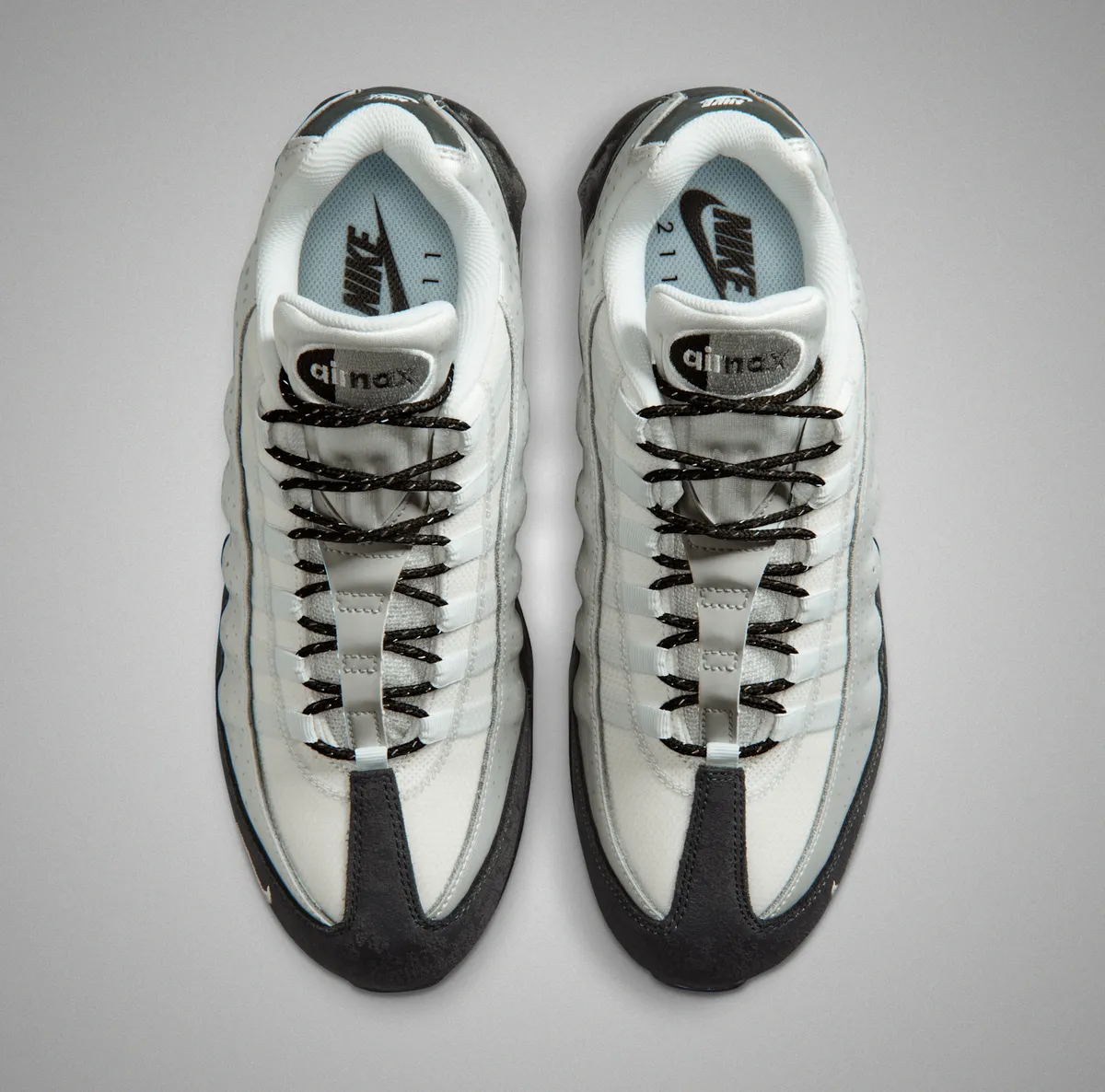 NIKE AIR MAX 95 SE / ナイキ エア マックス 95 SE 211 BIG BUBBLE Photon Dust Dark Smoke Grey Cool Grey ...