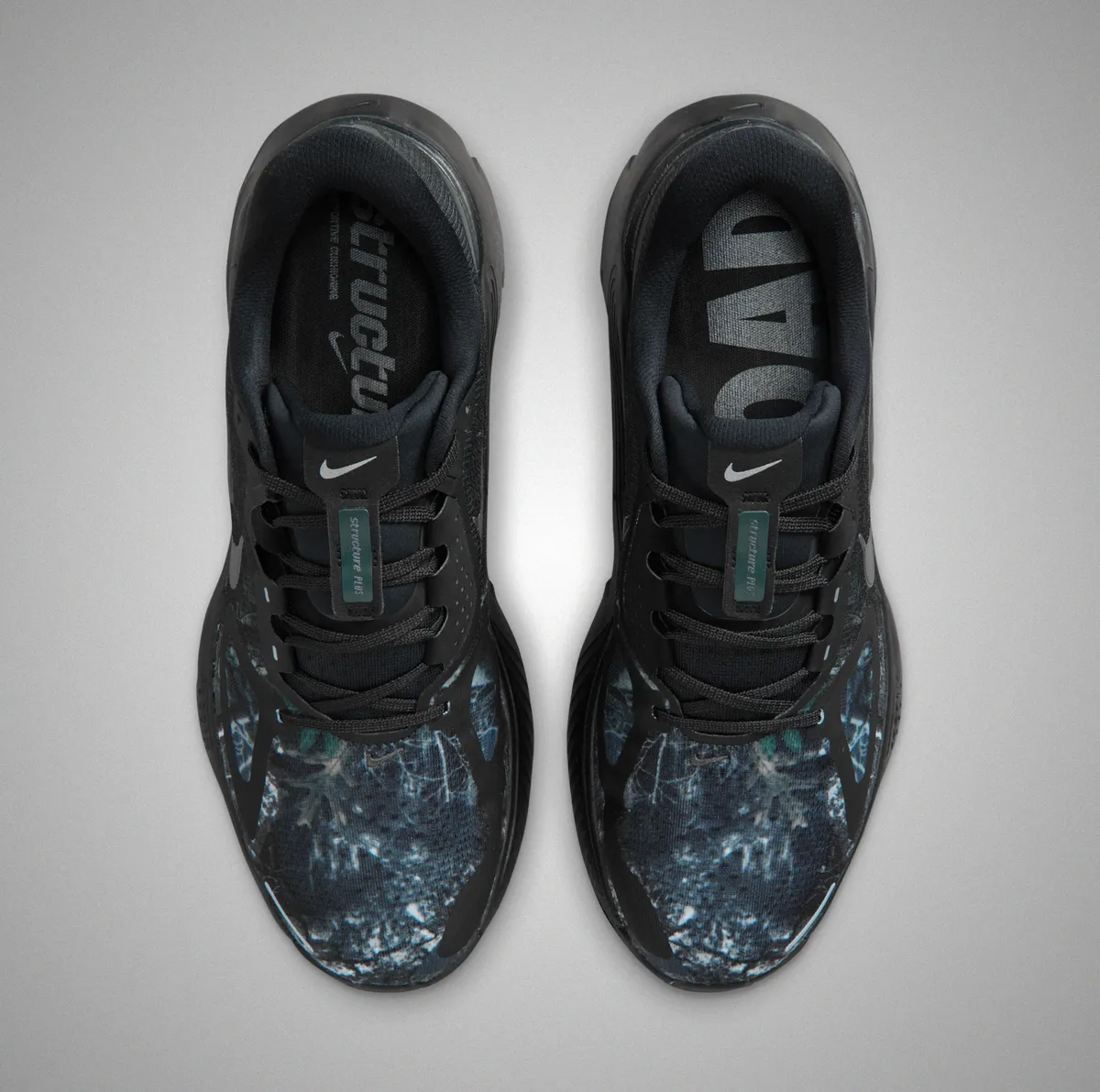 NIKE STRUCTURE PLUS / ナイキ ストラクチャー プラス Black Dark Smoke Grey Anthracite ...