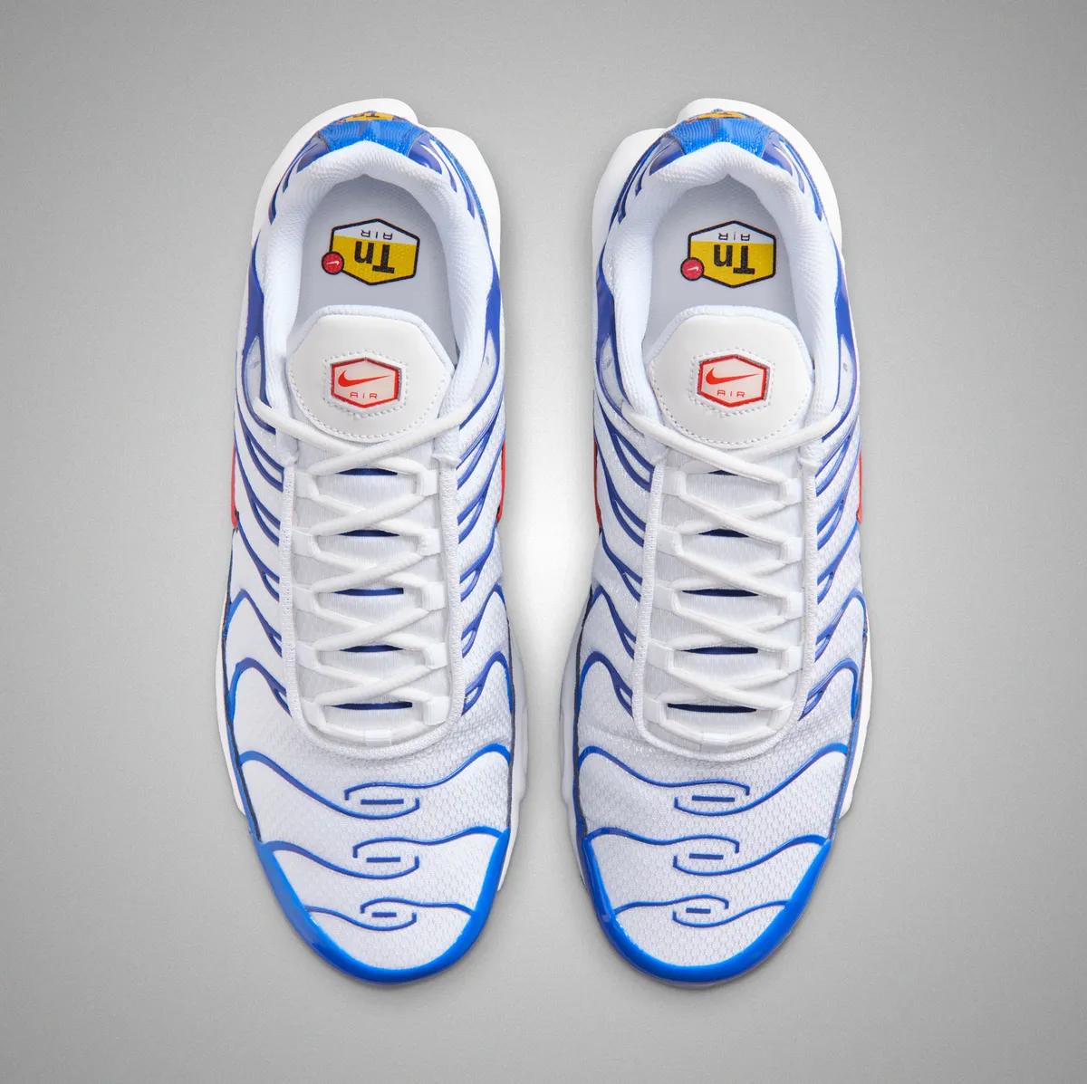 NIKE AIR MAX PLUS / ナイキ エア マックス プラス White Signal Blue Old Royal Team ...