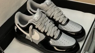 CENTRAL CEE x NIKE AIR FORCE 1 '07 / セントラル・シー x ナイキ エア フォース 1 '07 Black ...